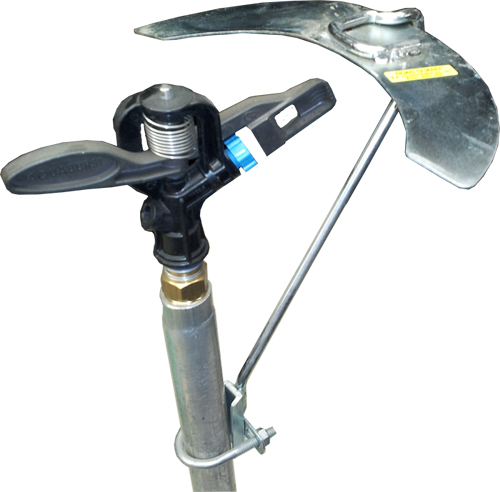 Road deflector clamp on galv - B.A. Fischer